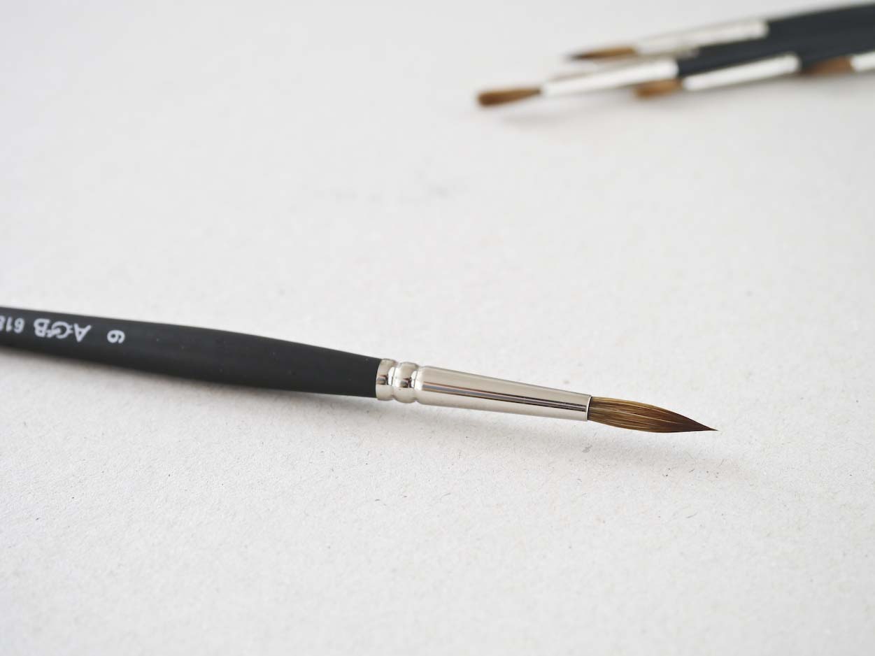 AB Kolinsky Mårhårs Pensel Rund 618