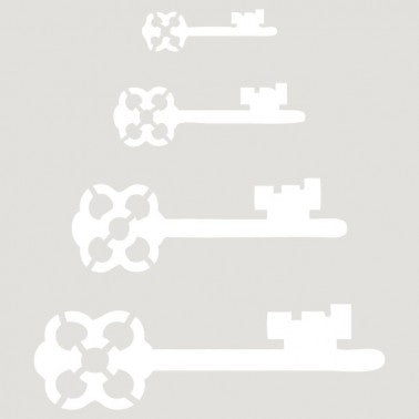 Stencil "Keys" no. 029